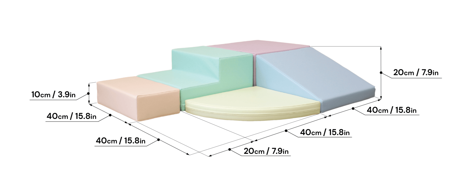 Soft Play Blocks for Babies & Toddlers | Climbing blocks | leg&go